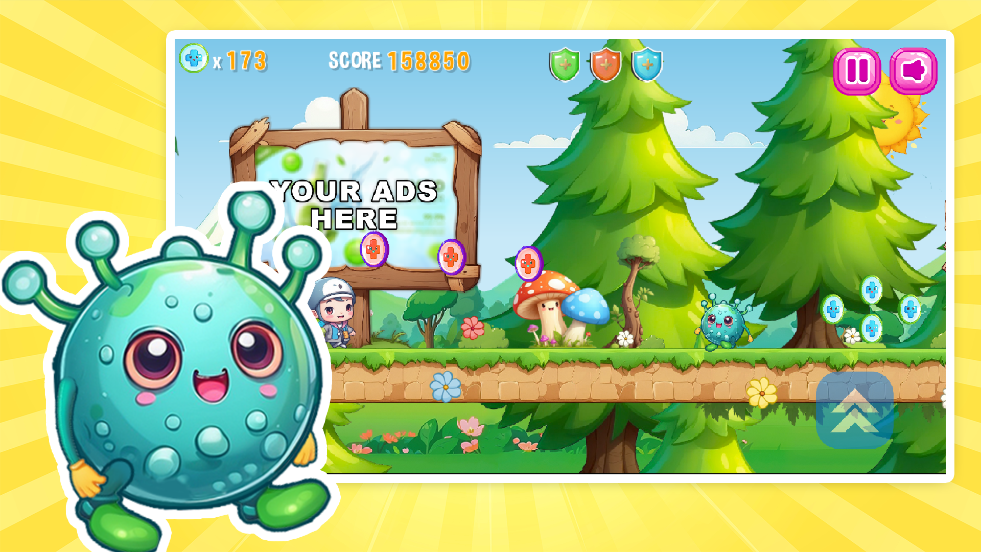 Germ Killer HTML5 Construct 3 Game by pairplaycreation | CodeCanyon